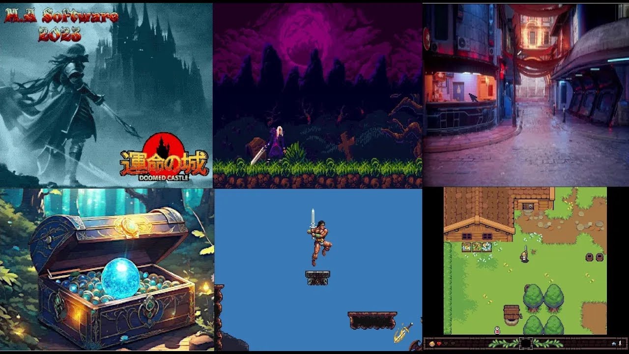 New Amiga Games & Demos 2023: DOOMED CASTLE & HAMULET & RASTAN & NIGHT ...