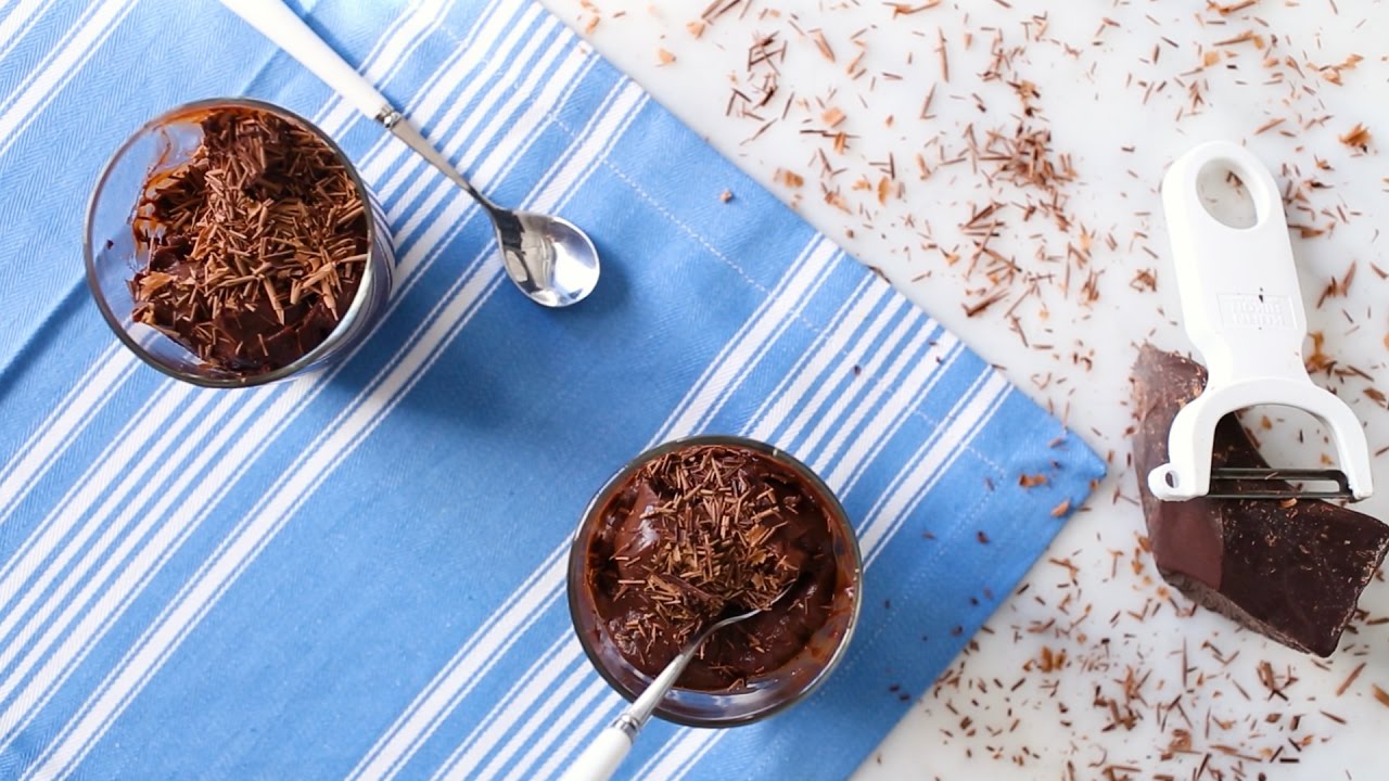 Smooth & Silky Double Chocolate Pudding- Everyday Food with Sarah Carey ...