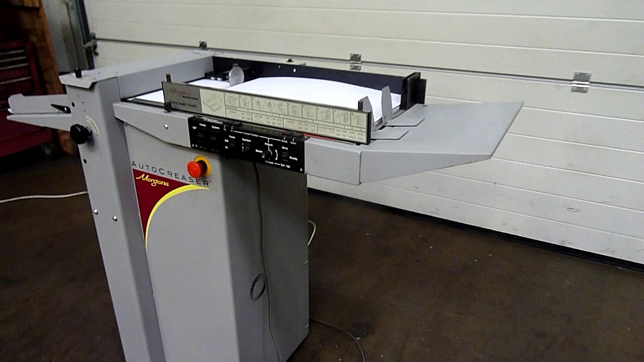 Used Morgana Autocreasar Card Creasing machine for sale Gab Supplies ...
