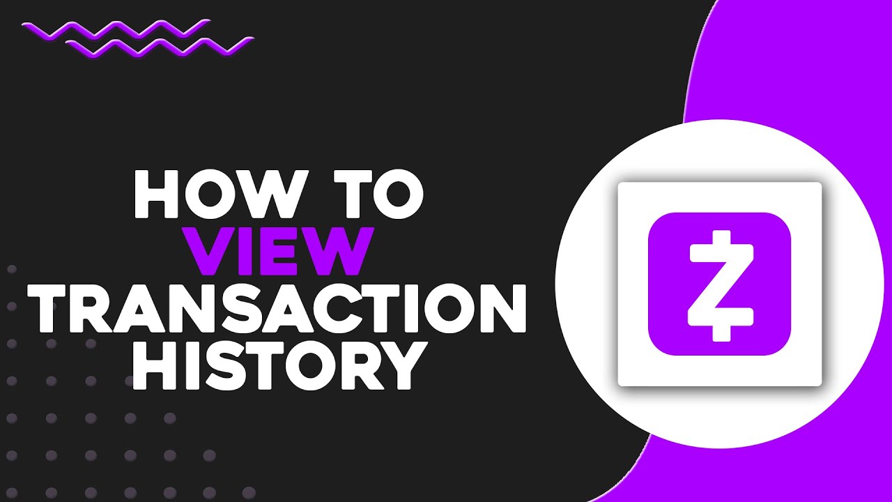 How To View Zelle Transaction History (Quick & Easy) - YouTube