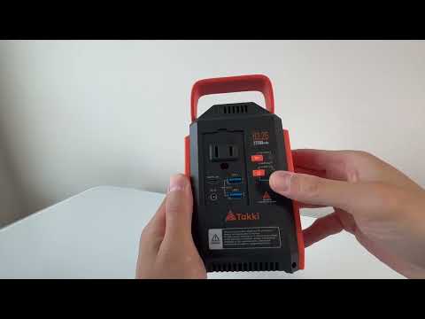 83Wh Portable Power Station, Takki Camping Solar Generator Power Bank Review
