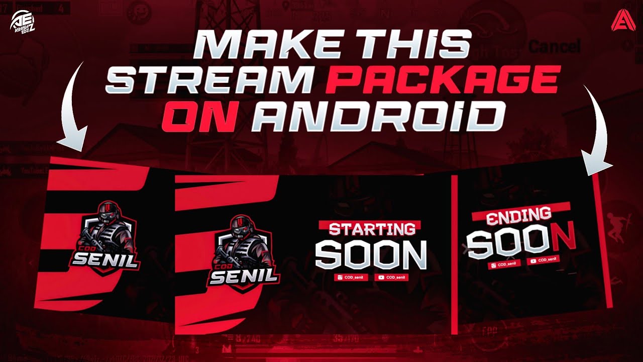 How To Make Gaming Stream Package On Android || Stream Pack Tutorial ...