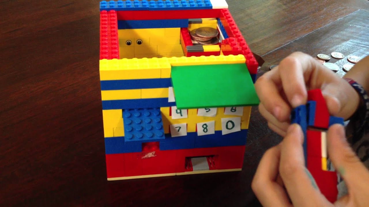 Lego ATM machine with no mindstorms - YouTube