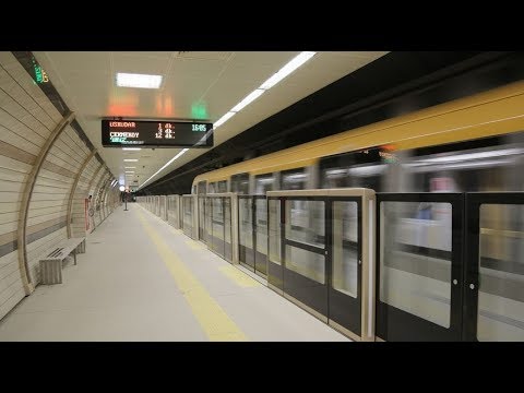 Sürücüsüz Üsküdar Ümraniye metrosu. a first in Turkey. Driverless subway line.