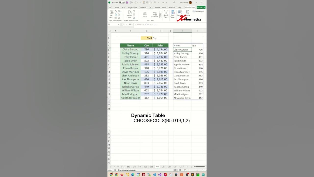 Excel Dynamic Chart with Drop down List - Excel Tips and Tricks - PART1 - YouTube