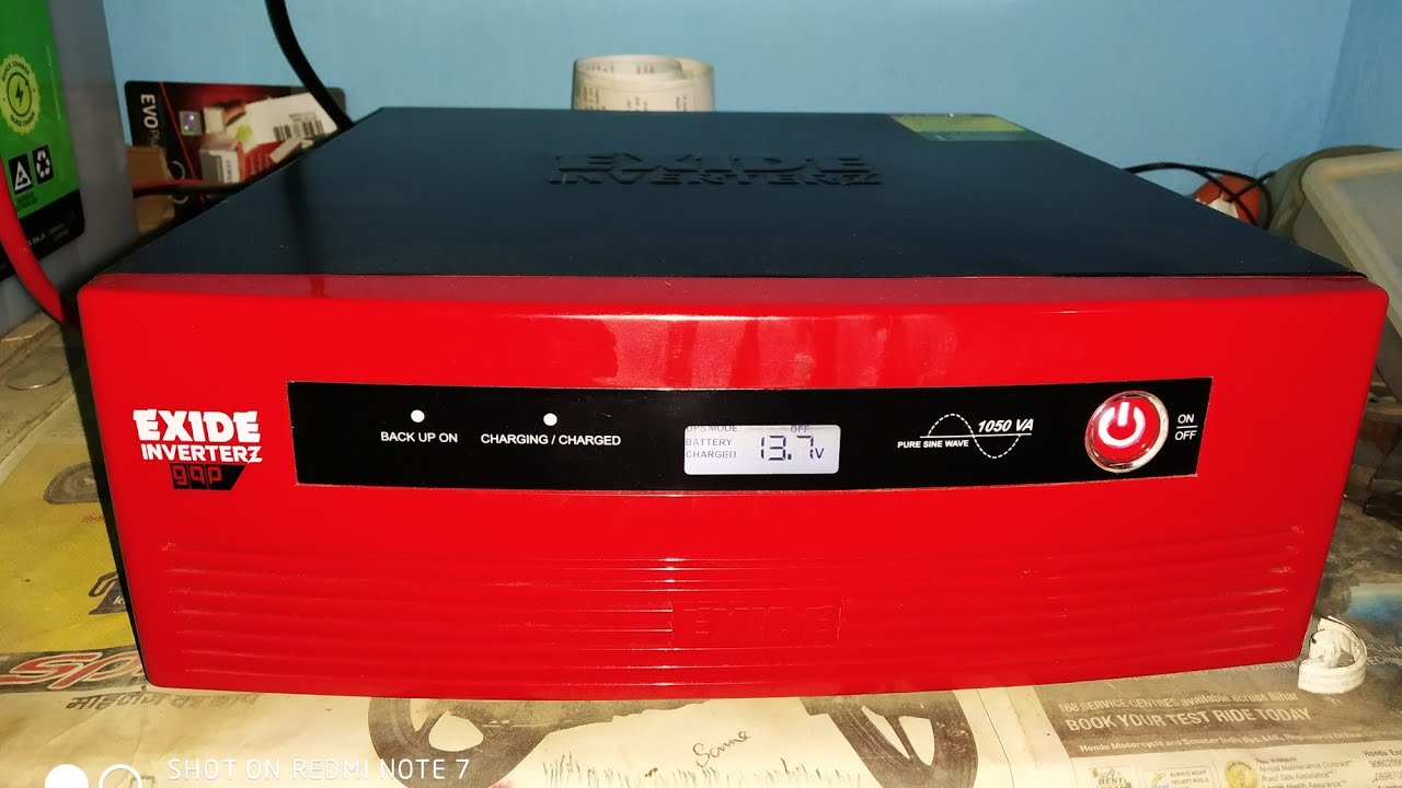 Exide 1050VA pure sine wave inverter full Details Review ! Exide 1050VA ...