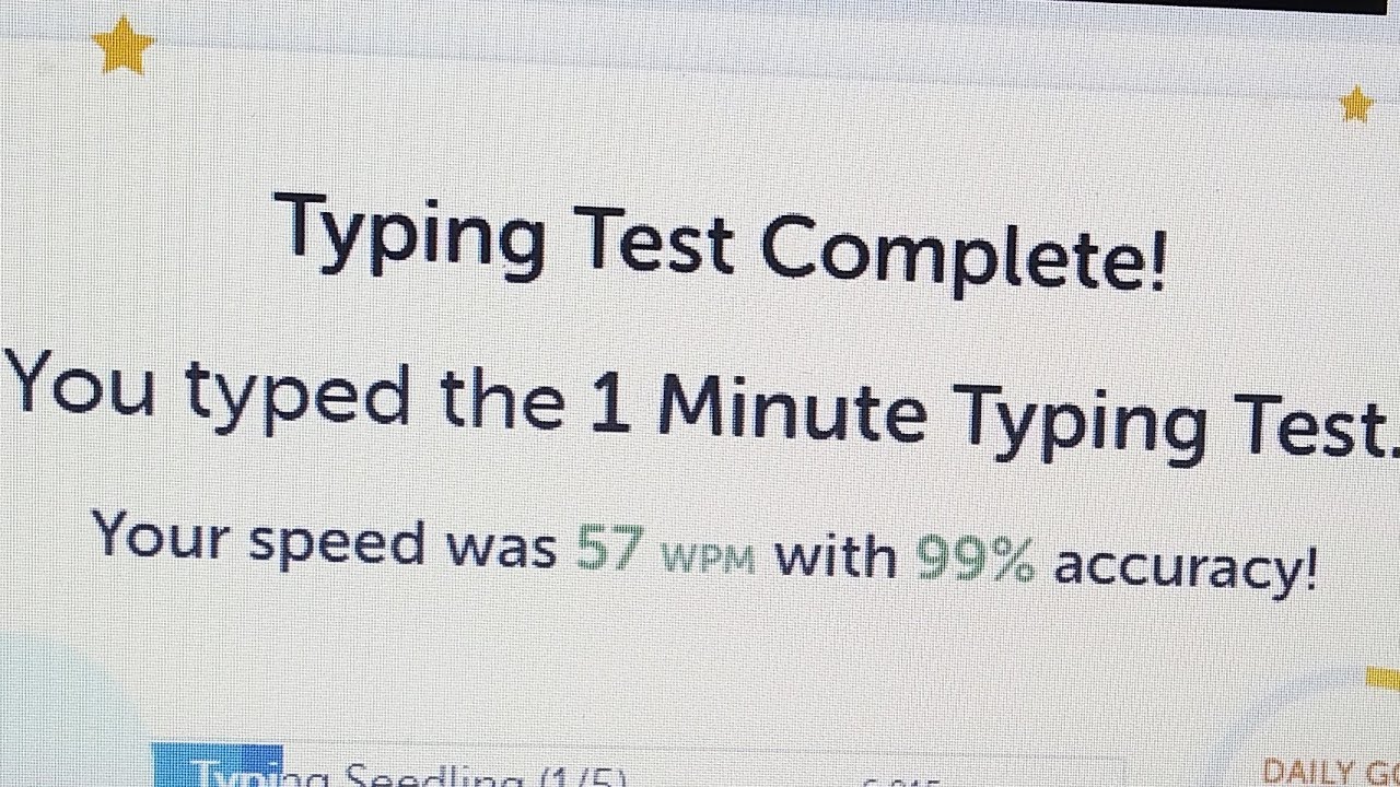SSC Typing Speed @57WPM😯 - YouTube