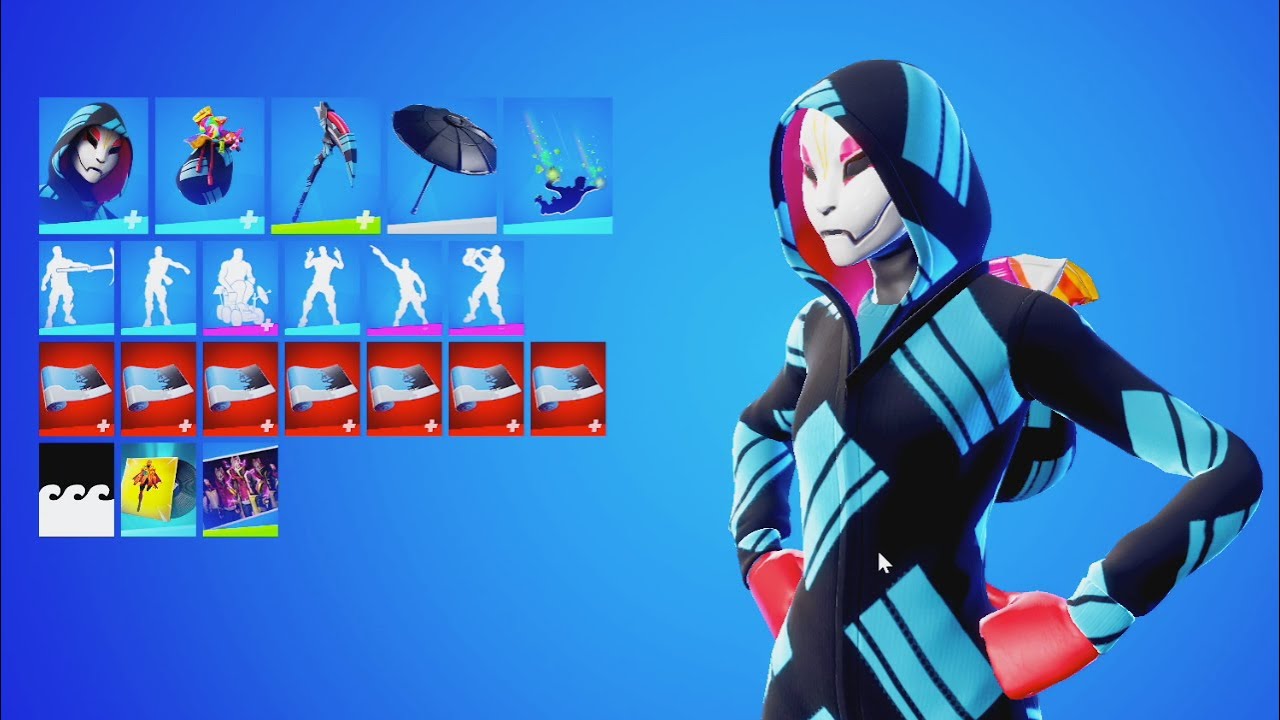 TRICKSY SKIN Showcase in Fortnite - YouTube