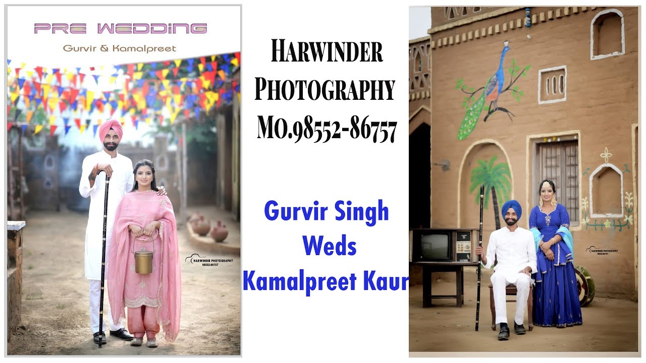 Gurvir Singh Weds Kamalpreet Kaur { Live Wedding Ceremony } Harwinder ...