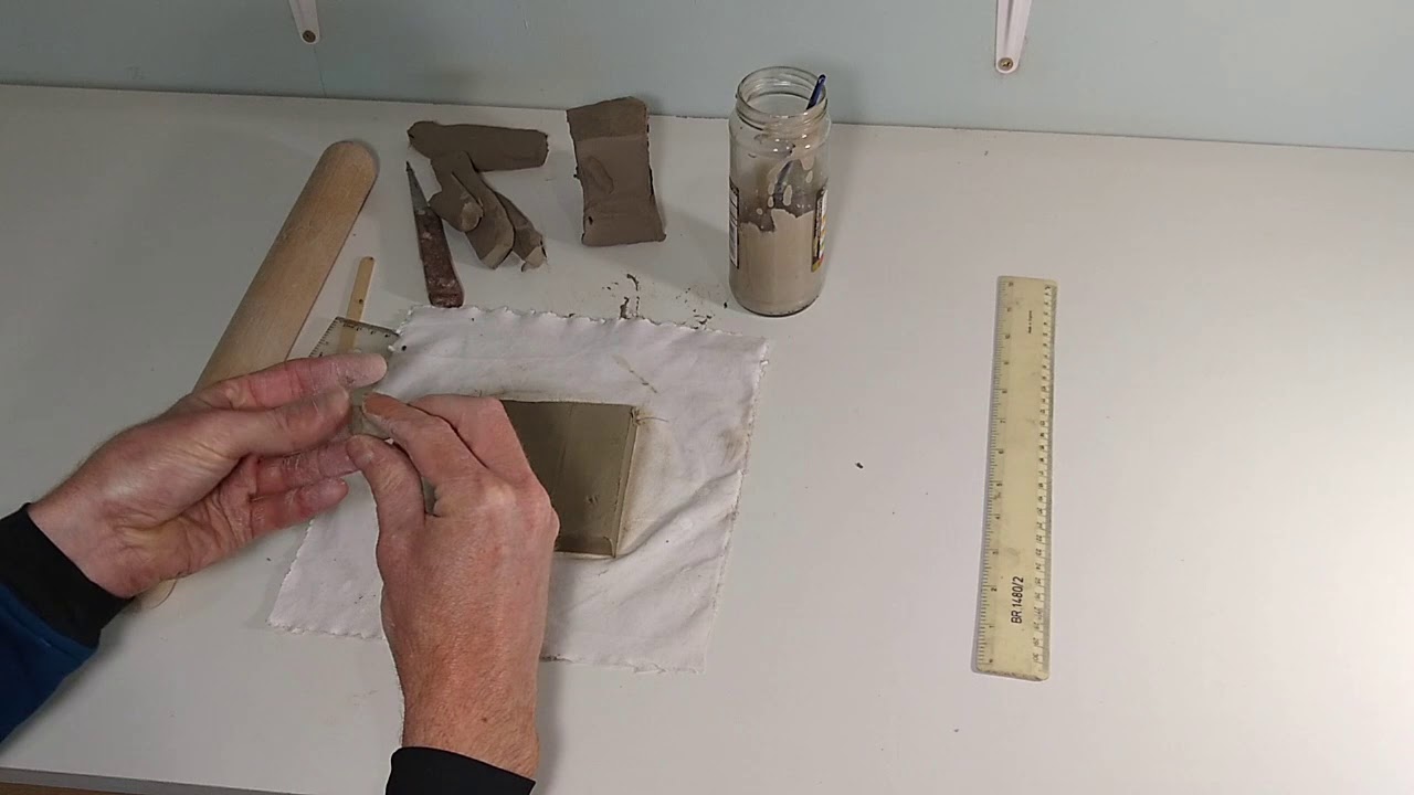 creating a memory tile in clay - YouTube