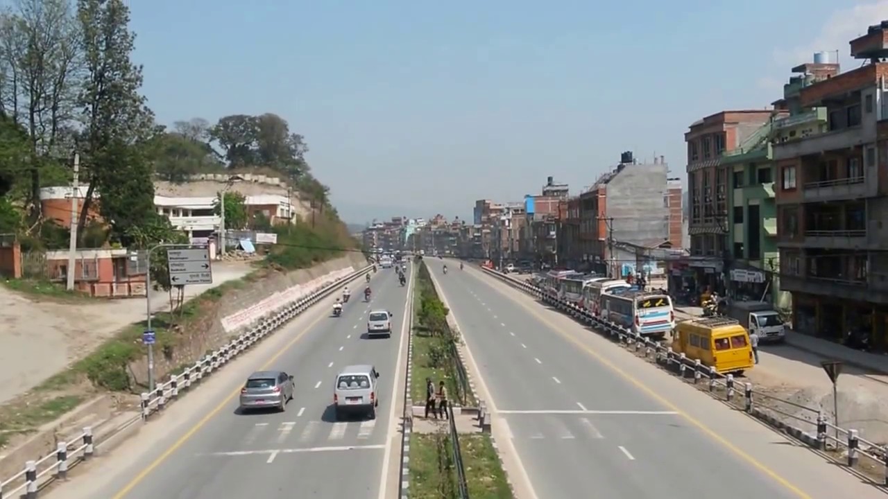 Koteswor to Bhaktapur top road of Nepal - YouTube