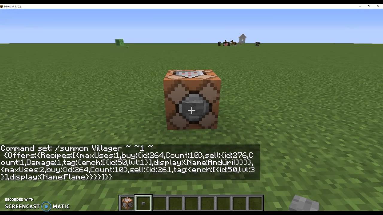 How to Make a Custom Villager Trade (1.7.x) - YouTube