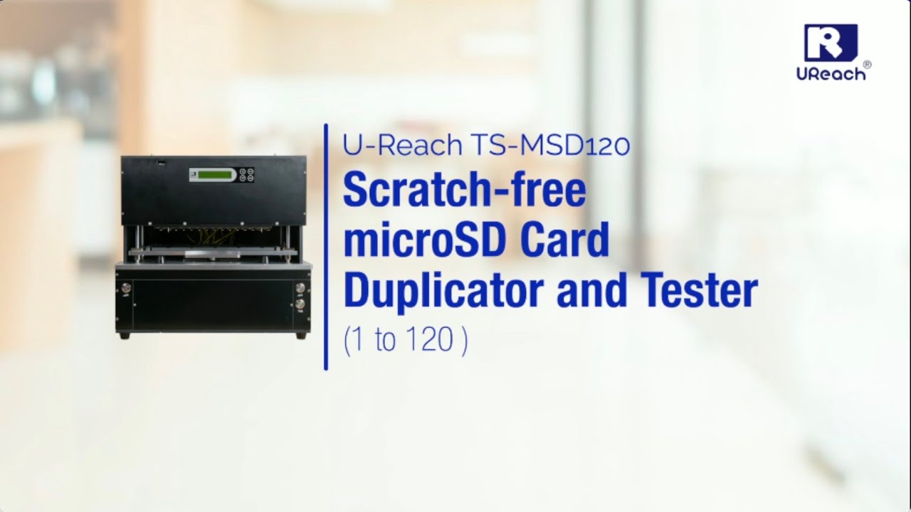 U-Reach｜ TS Series - Scratch-free MicroSD Duplicator & Tester_MSD120 ...