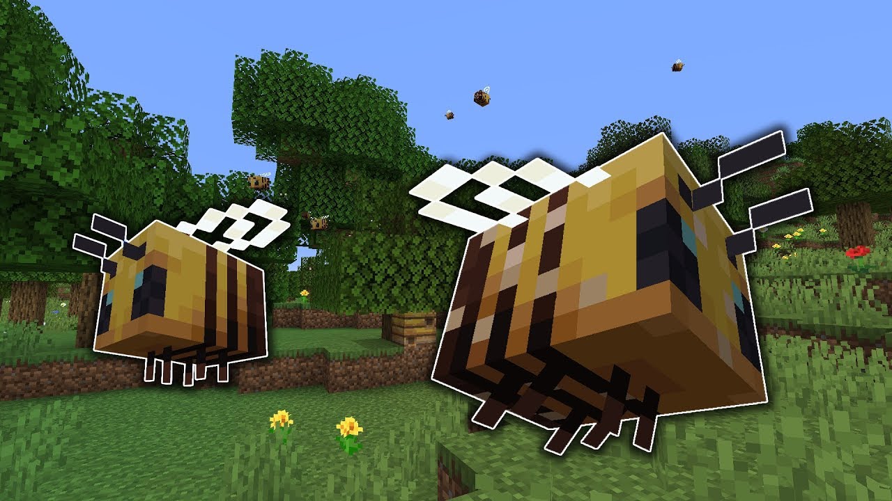 Minecraft - Java Snapshot - Bees!!!! - YouTube