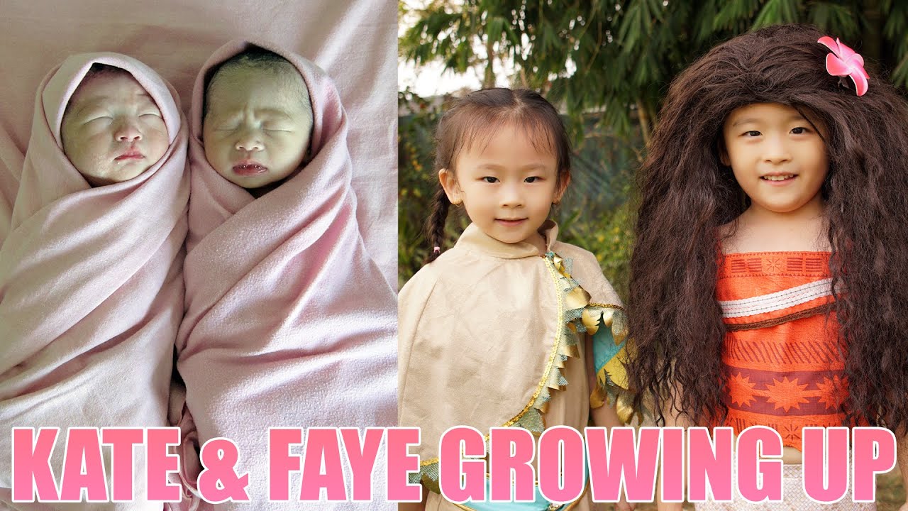 BABY KATE & FAYE GROWING UP FROM 0-10 YEARS OLD [ PART 1 ] -BIRTHDAY ...