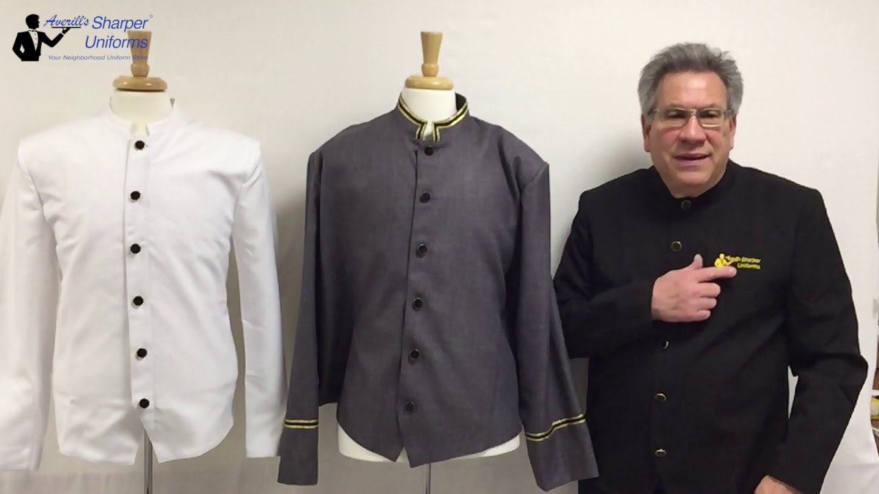 Men’s & Women’s 6-Button Uniform Steward Jackets - YouTube