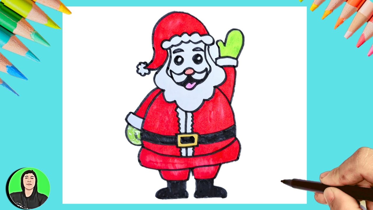 How to Draw Santa Claus Step by step | Christmas Drawing | Merry ...