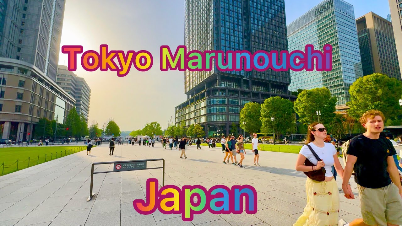 [4K 60 fps] Summer View From Tokyo to Ginza. Japan. - YouTube