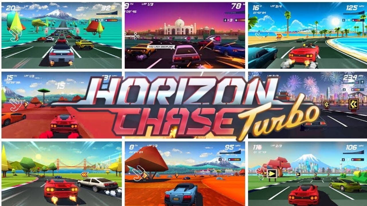 Horizon Chase Turbo | Multiplayer Racing Game for PS4 | PS4 Game Play ...