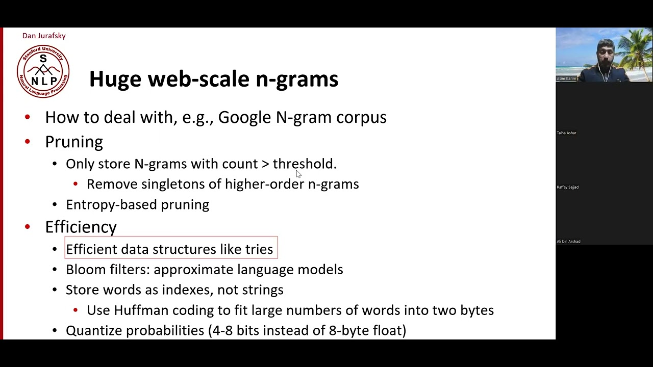 Cs 5316 Nlp Lec 8 Good Turing And Kneaser Ney Smoothing Youtube