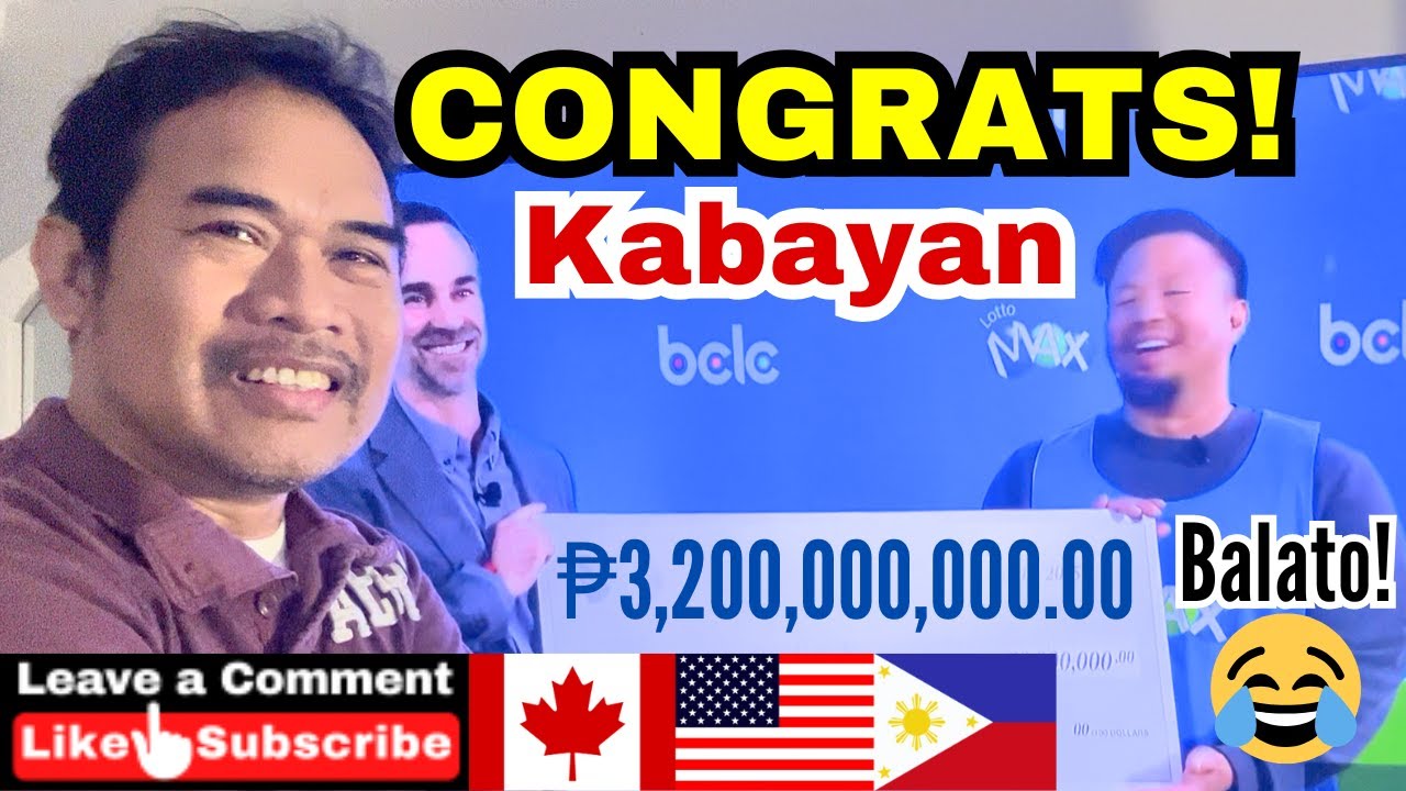 Kabayan Justin Simporios of Surrey: Winner of B.C.’s $80-million Lotto ...