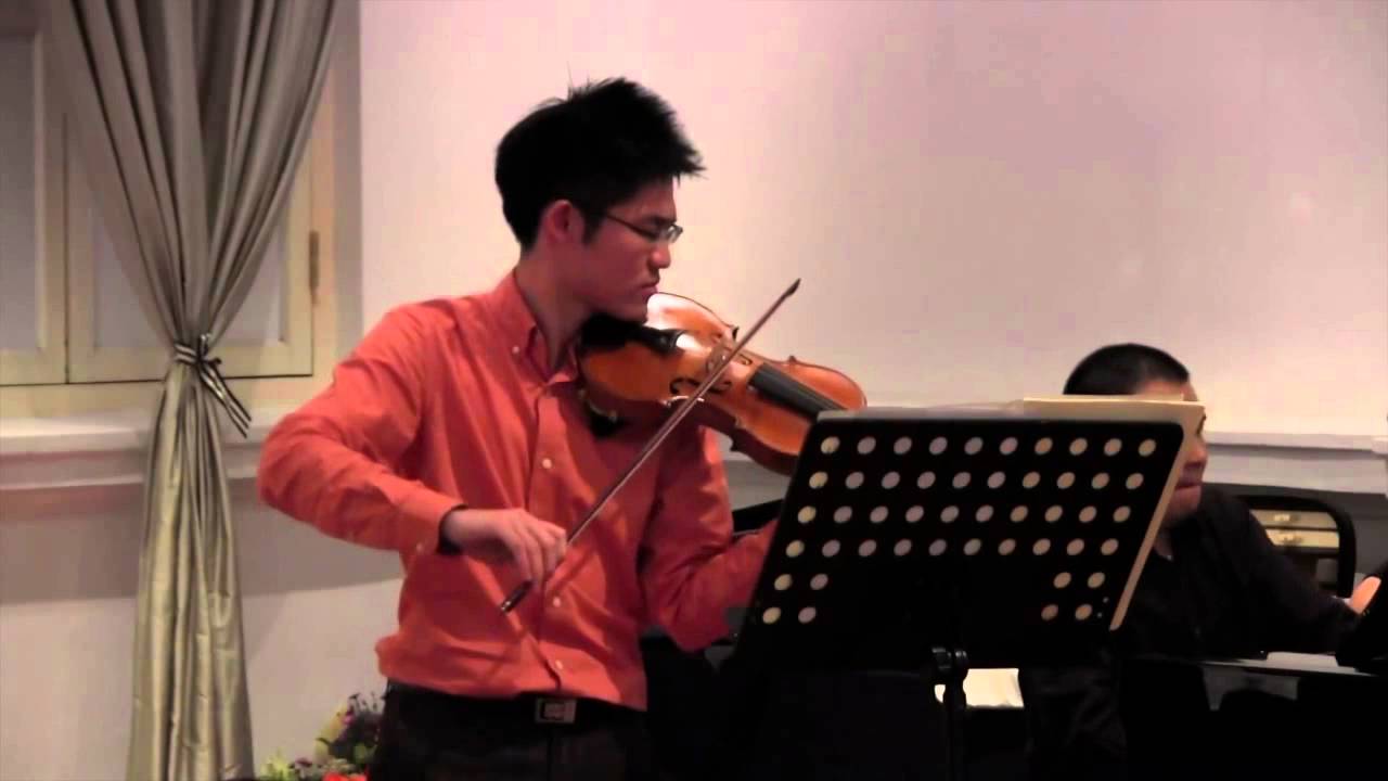 Hindemith Violin Sonata in E - Alan Choo, violin and Lim Yan, piano ...
