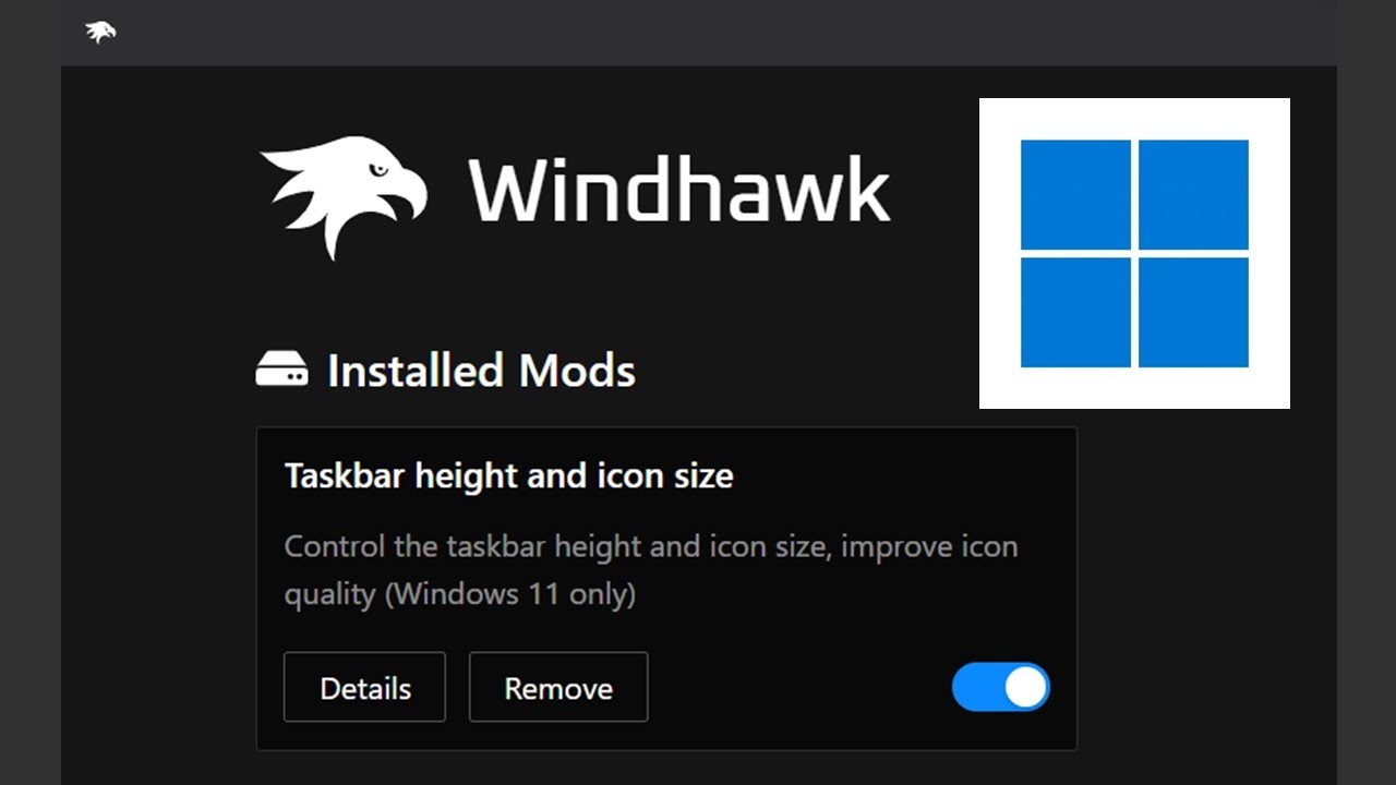 Resize Windows 11 taskbar 🟦 & more - The EASY way. - YouTube