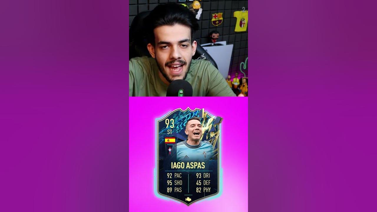 بررسی کارت اس بی سی توتس یاگو آسپاس فیفا 22 Fifa 22 Tots Iago Aspas