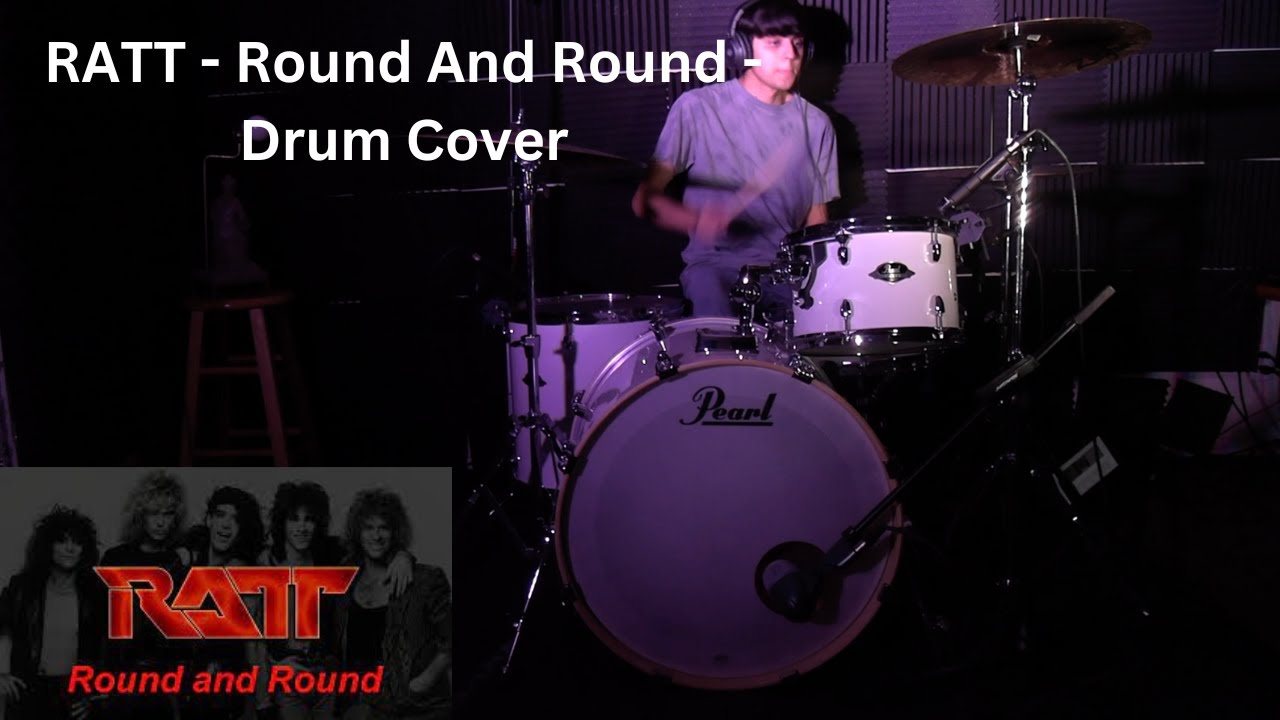 RATT - Round And Round - Drum Cover - YouTube
