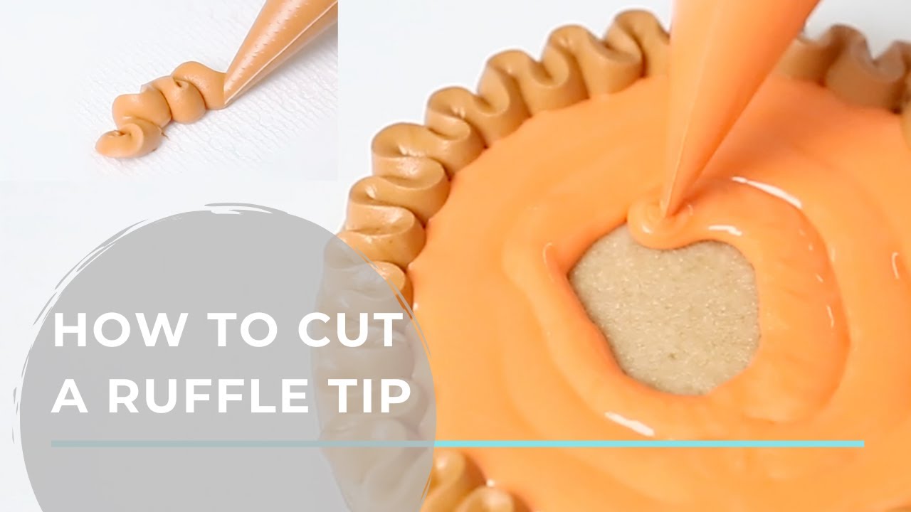 MAKE RUFFLES WITH A TIPLESS BAG | Beginner Fall Cookies - YouTube