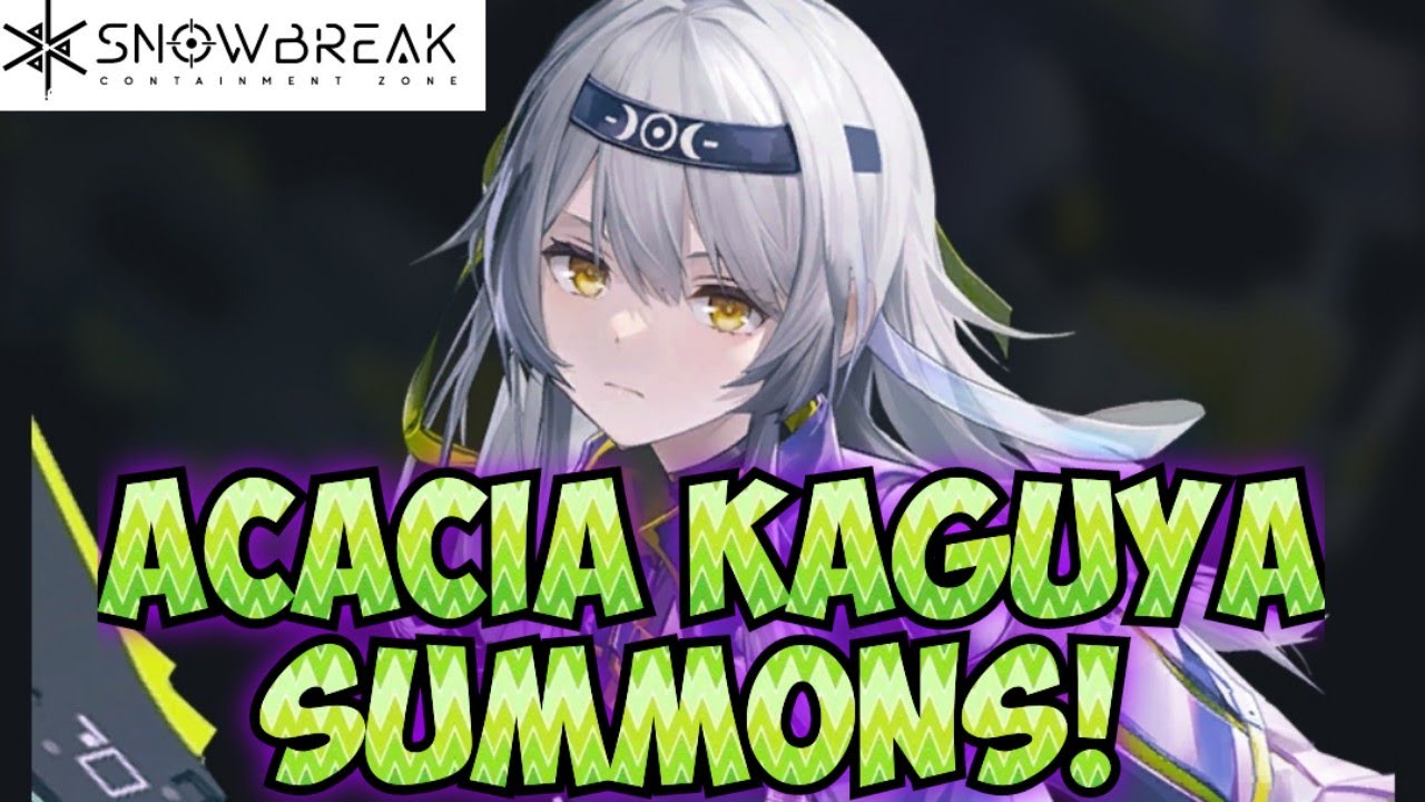 TRYING TO GET ACACIA KAGUYA SUMMONS! - SNOWBREAK CONTAINMENT ZONE - YouTube