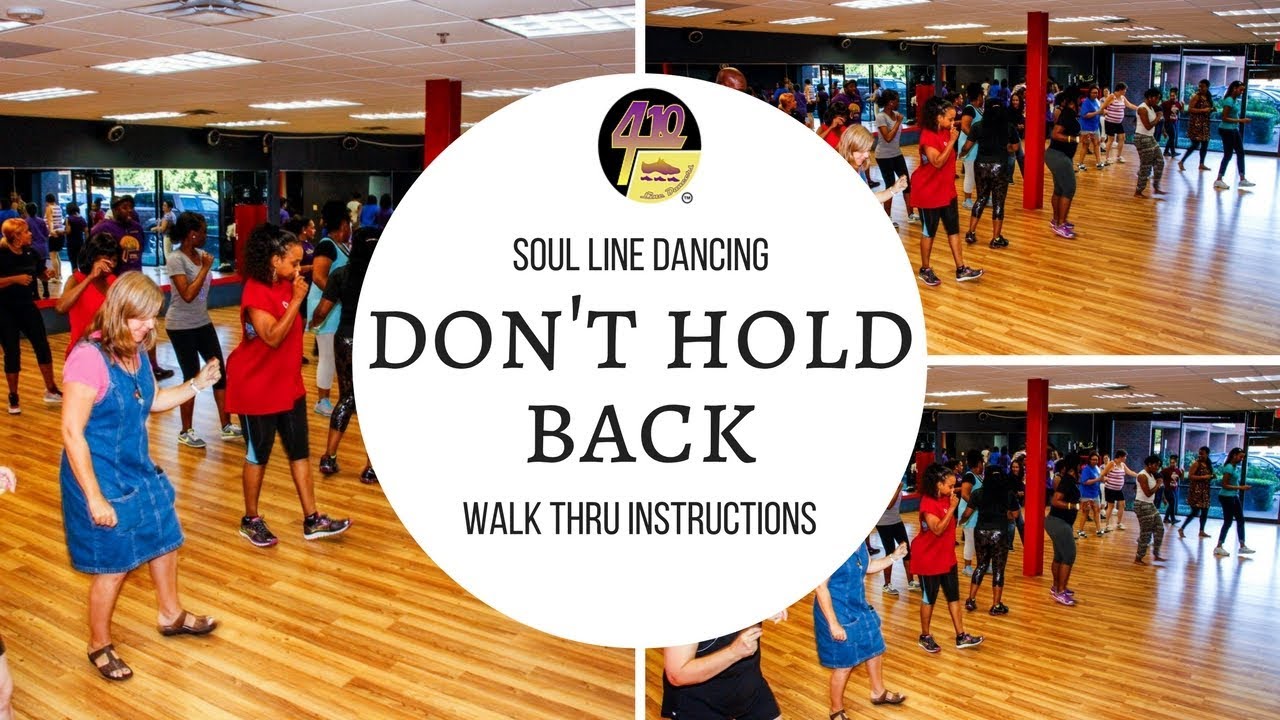 Don't Hold Back Line Dance Instructional and Demo - Dallas, Tx - YouTube