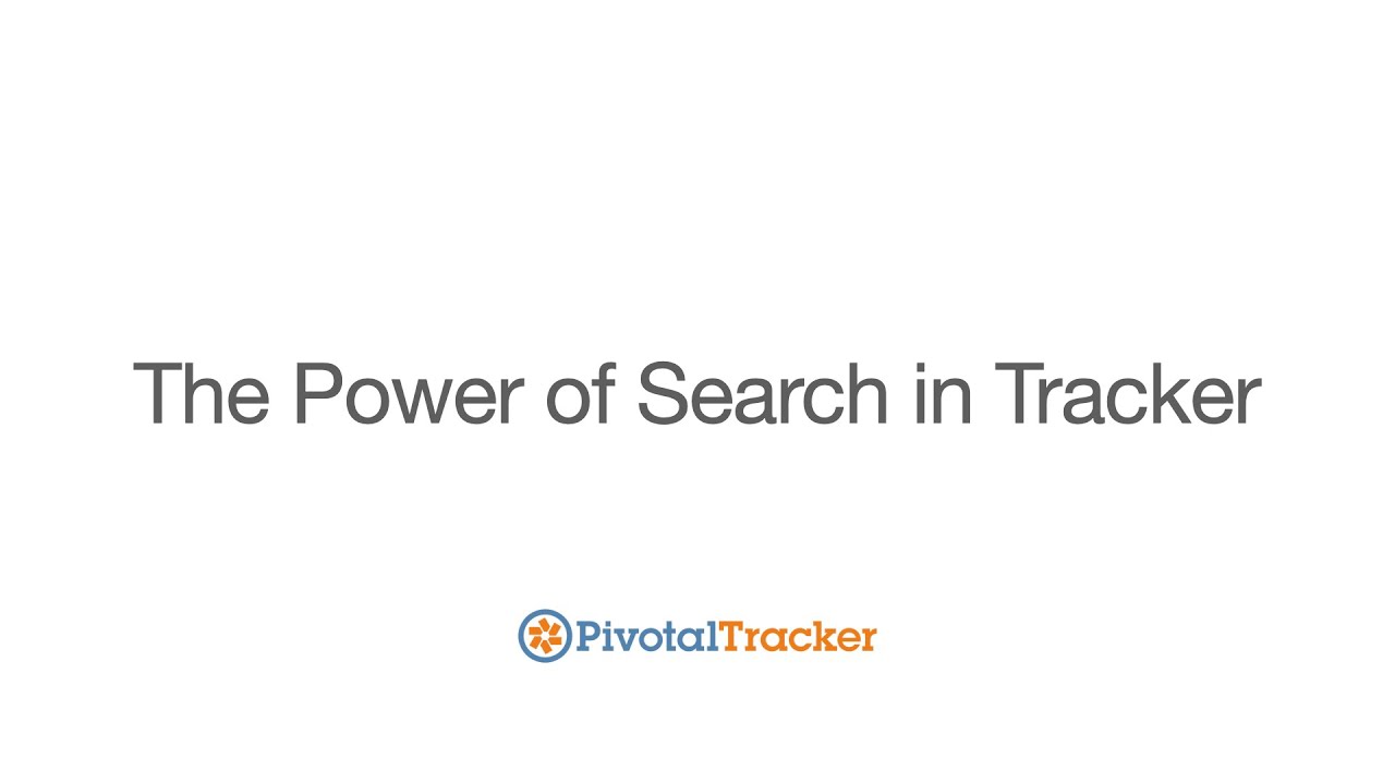 How to use Search in Tracker - YouTube