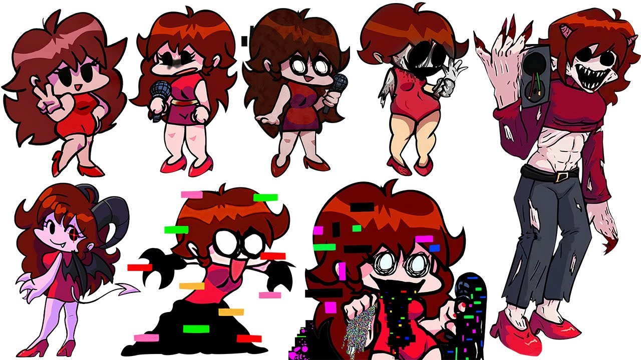 Fnf X Pibby P8 Girlfriend Friday Night Funkin Animati