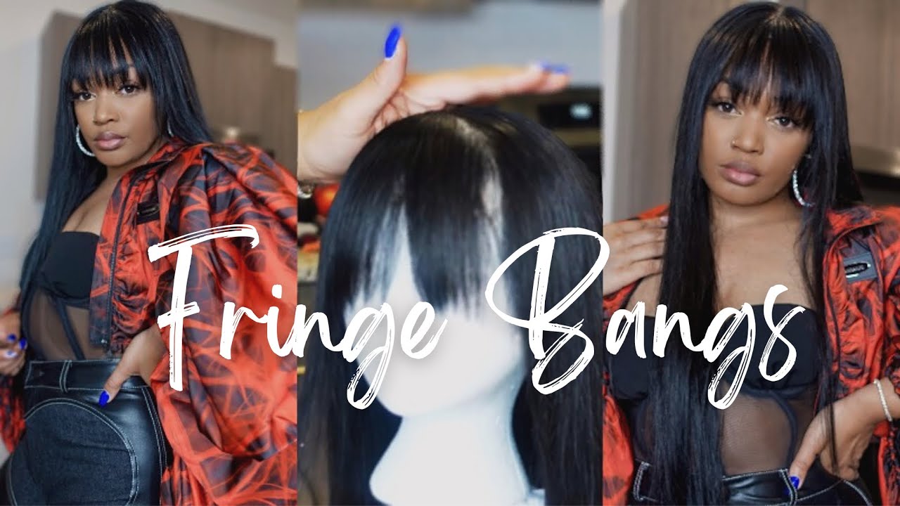 Wednesday Addams: Fringe Bang on a 5X5 Lace Closure Wig - YouTube