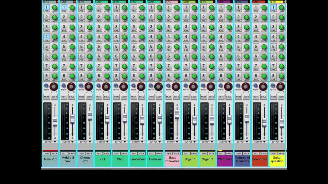 Sorting Mix Channels: Reason QuickTips - YouTube