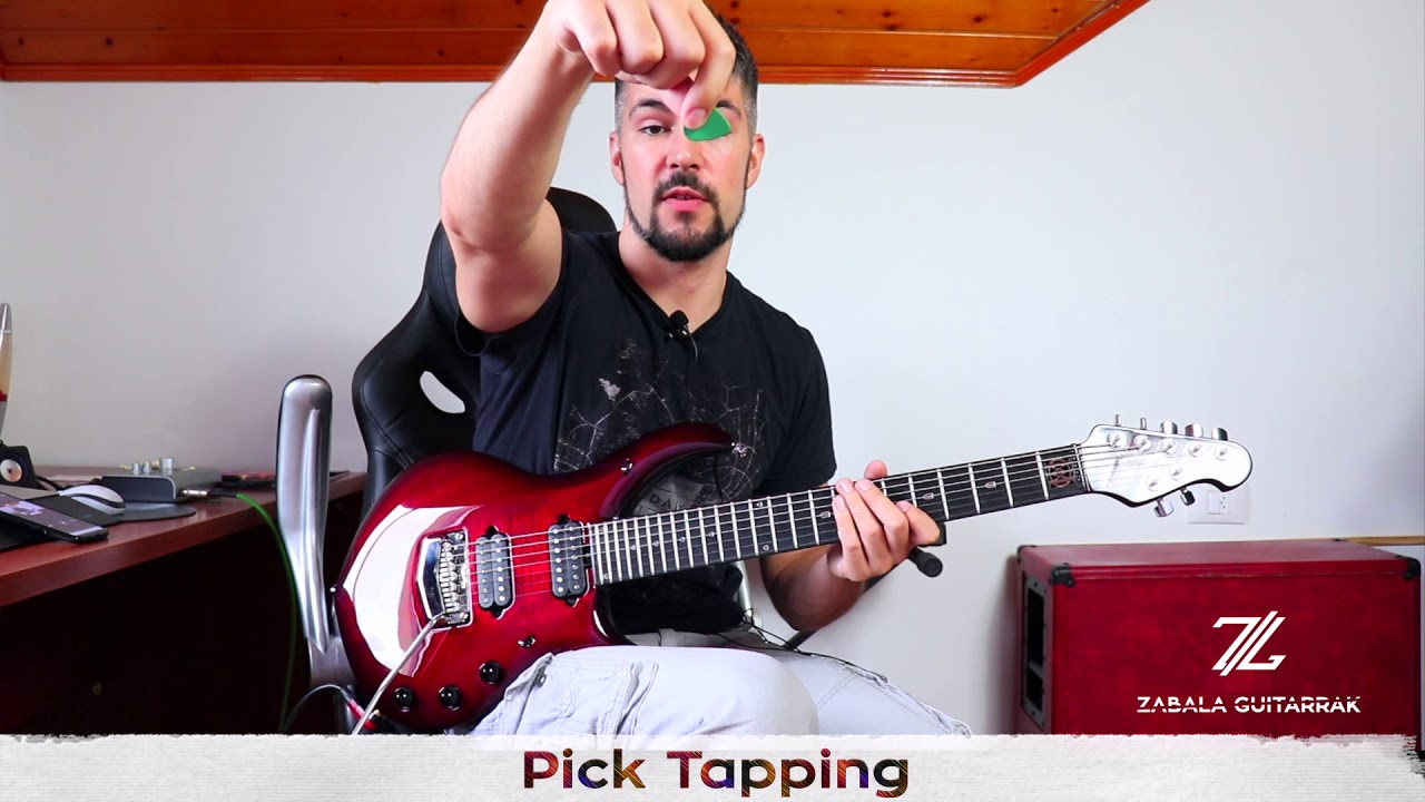 Pick tapping - YouTube