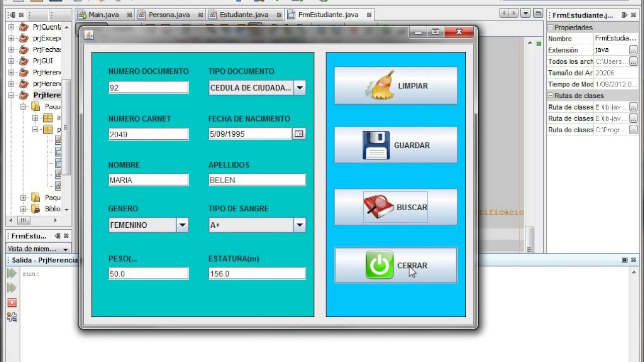 Herencia Simple con NetBeans - YouTube