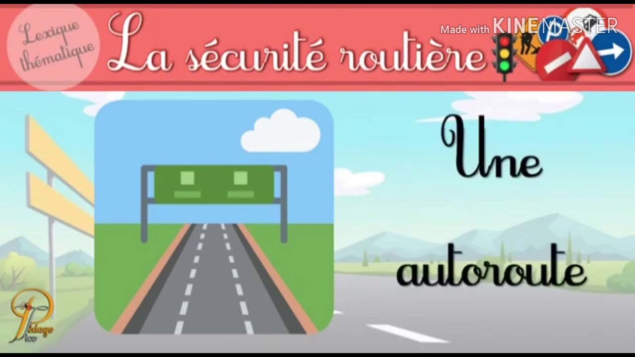 Vocabulaire sur la sécurité routière - YouTube