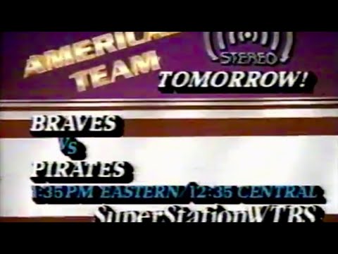 June 2, 1985 Braves at Pirates TBS promo - YouTube