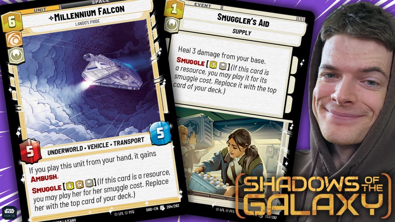 NEW MILLENNIUM FALCON CARD!!! - Exclusive Card Reveals - Shadows of the ...