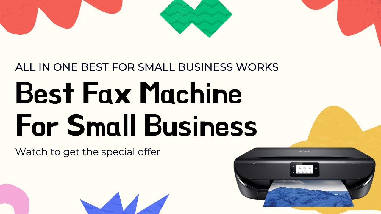 Best Fax Machine For Small Business 2021 | All in one fax machine for ...