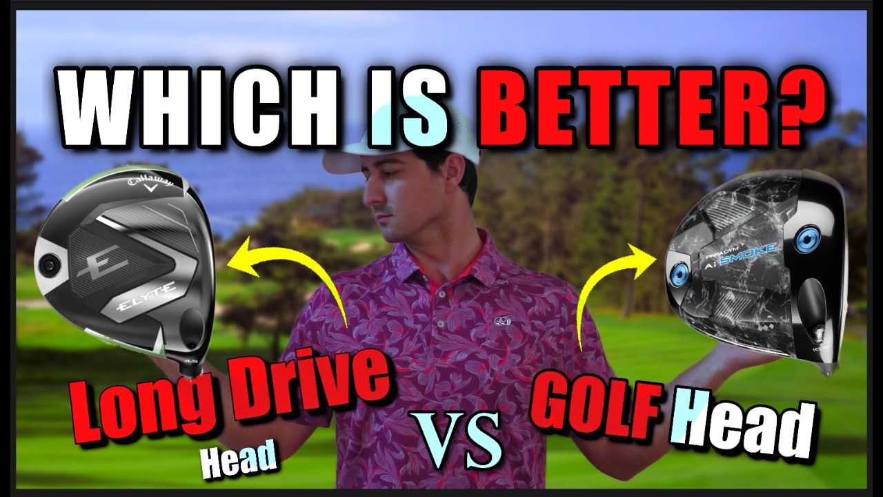 LONG DRIVE head vs GOLF HEAD: Which is better? - YouTube