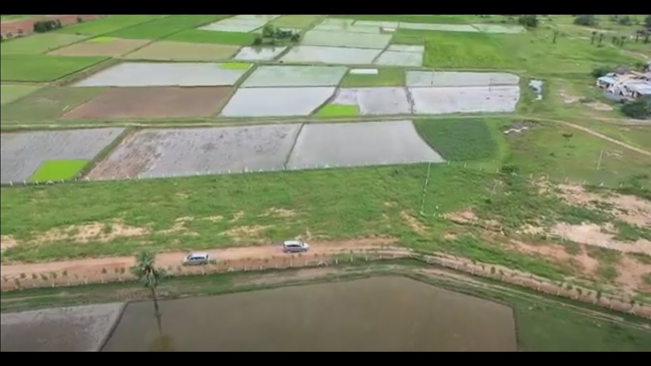 SSB Sunrise Developers Farmlands Arial View. On the side of Yadadri to ...