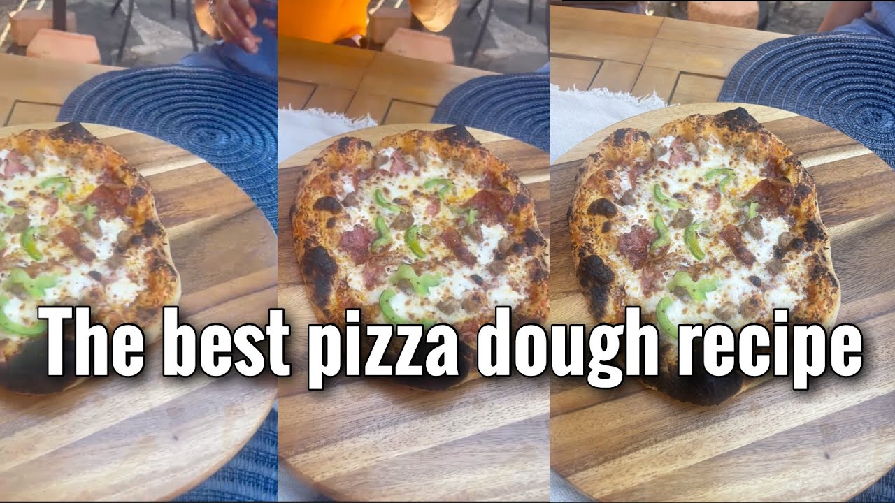 Pizza dough recipe - YouTube