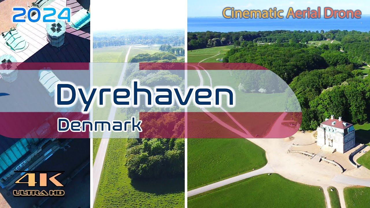 Dyrehaven From Above - Jægersborg Dyrehave - Denmark Deer Park ...