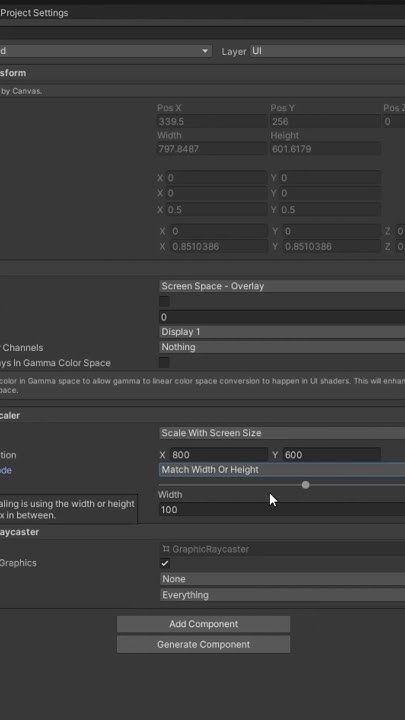 How to support every resolution in unity UI #gamedev #unity3dengine #tutorial #unity3d #gaming ...