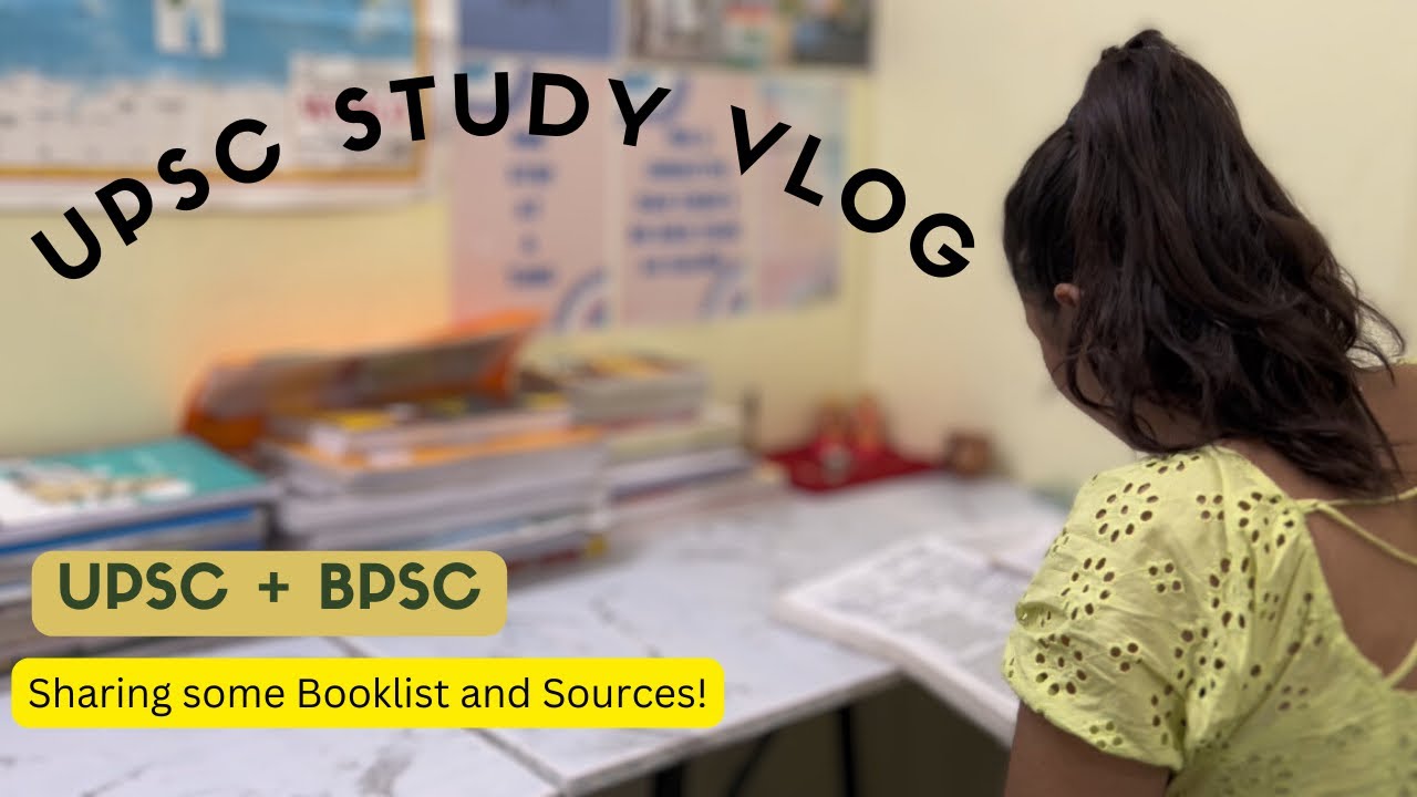UPSC Aspirant Vlog 4 / UPSC + BPSC / Daily targets and Chit - Chat ️. # ...