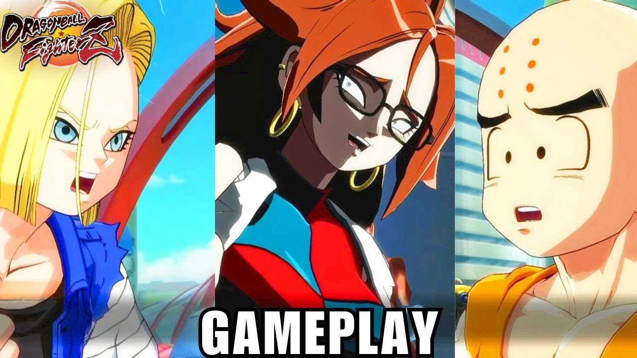 Dragon Ball Fighterz Android 17 Fights Krillin Youtube