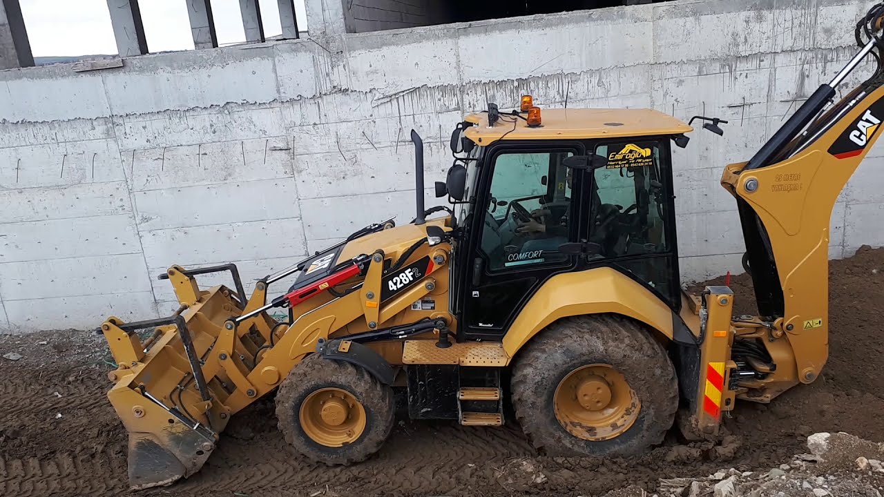 CATERPİLLAR 428F2 - YouTube